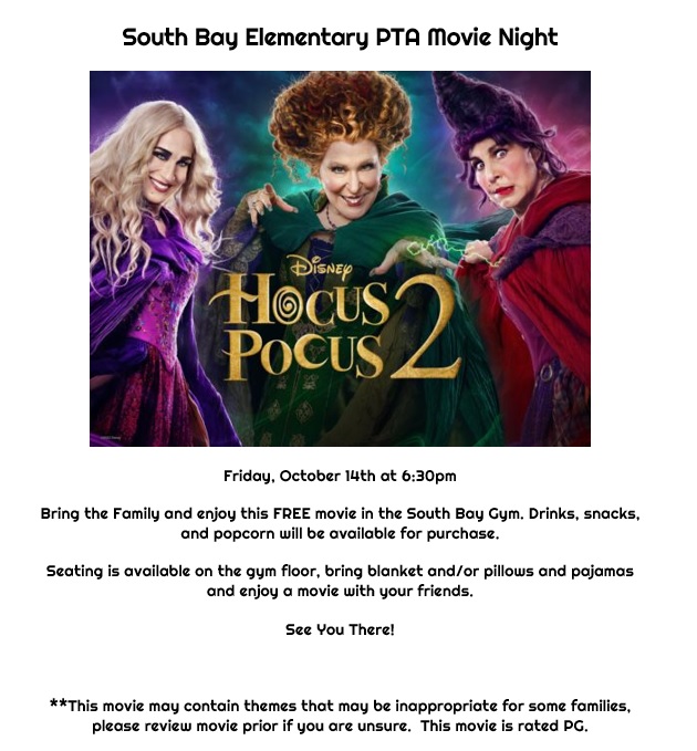 Movie Night | South Bay PTA
