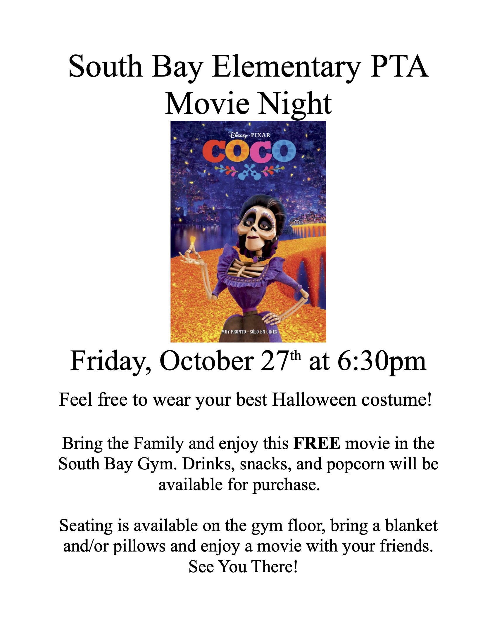 Movie Night | South Bay PTA